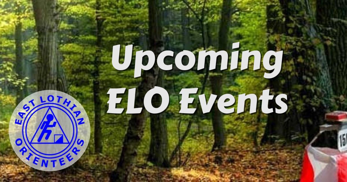 Upcoming Events with East Lothian Orienteers - Everyone Welcome!