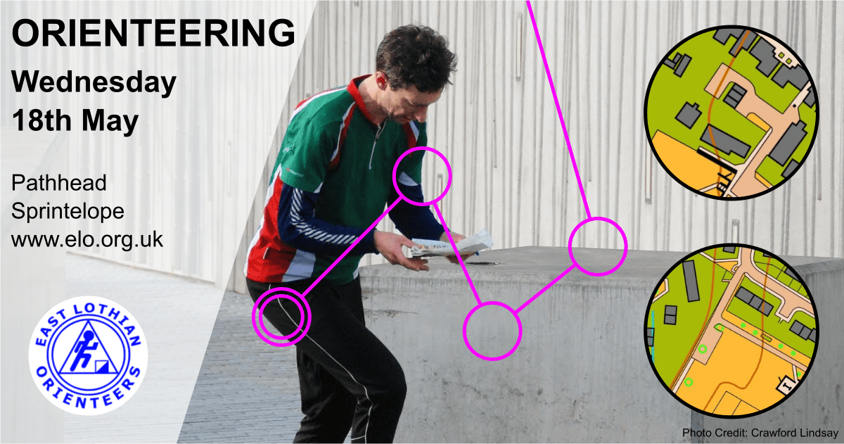 Pathhead Sprintelope - Wednesday 18th May 2022 - East Lothian Orienteers