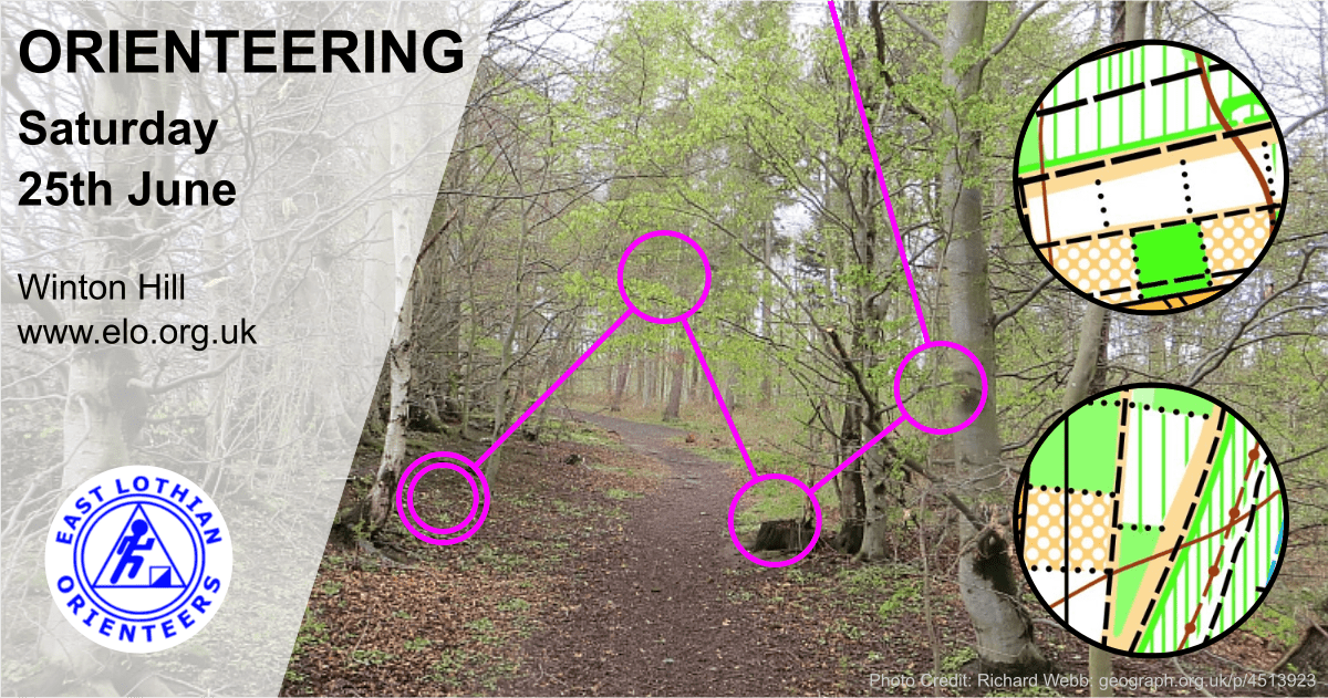 Winton Hill - Saturday 25th June 2022 - East Lothian Orienteers