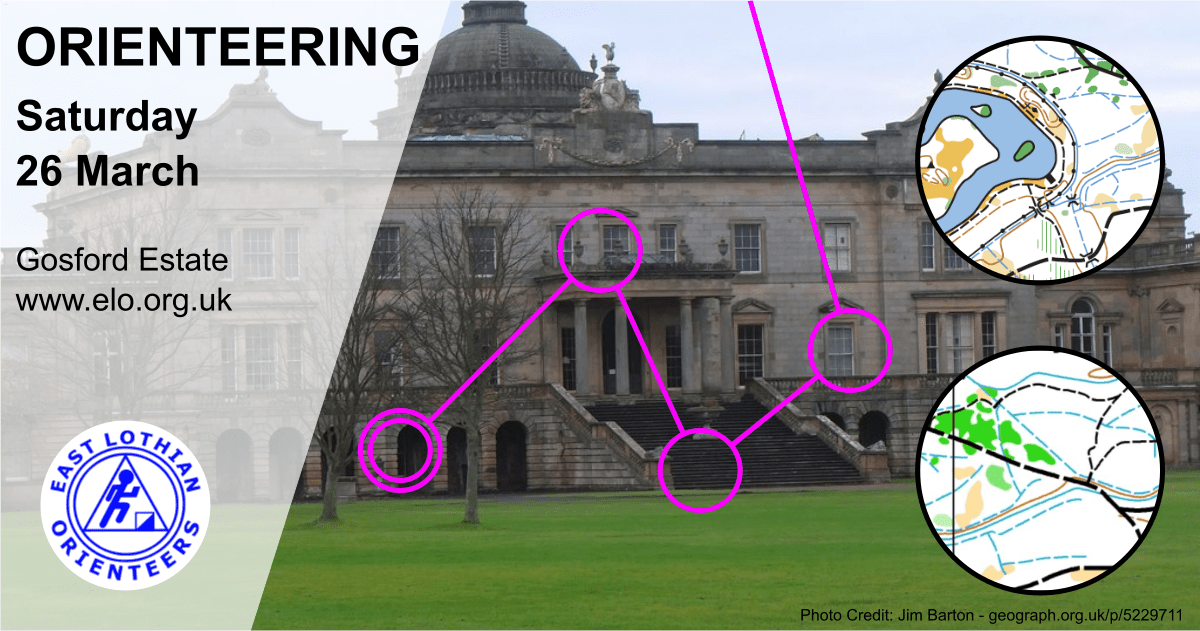 Gosford Estate - Saturday 26 March 2022 - East Lothian Orienteers