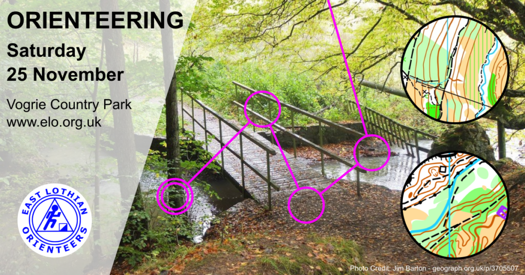 Vogrie Country Park - Saturday 25 November 2023 - East Lothian Orienteers